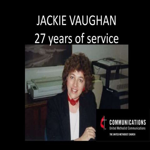 Jackie Vaughan - 27 years of service | PPT