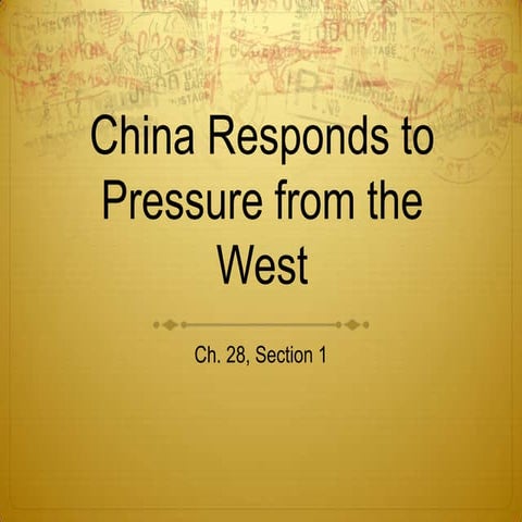 China Powerpoint: 28-1 | PPT