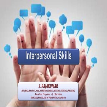 INTERPERSONAL SKILLS | PPTX