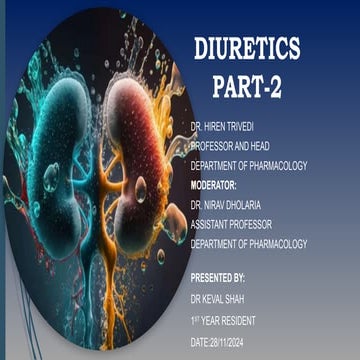 DIURETICS.PART-2.pptx................... | PPTX