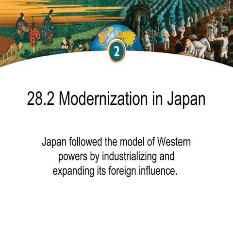 28.2 modernization in_japan | PPT | War and Conflicts