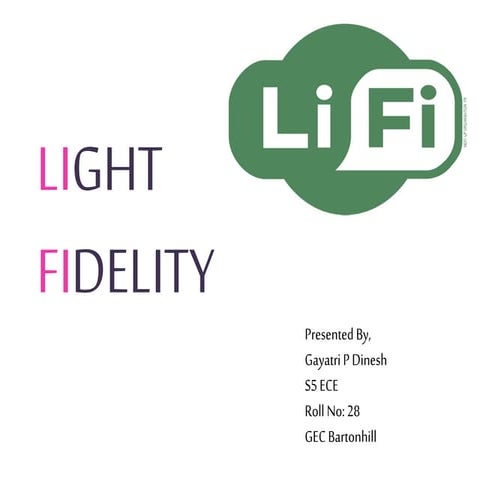 Li fi technology ppt | PPT