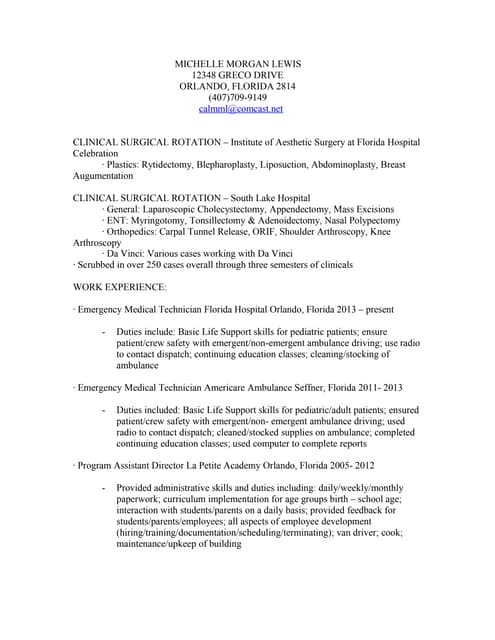 Mary Ellen Girgis CST Resume | PDF