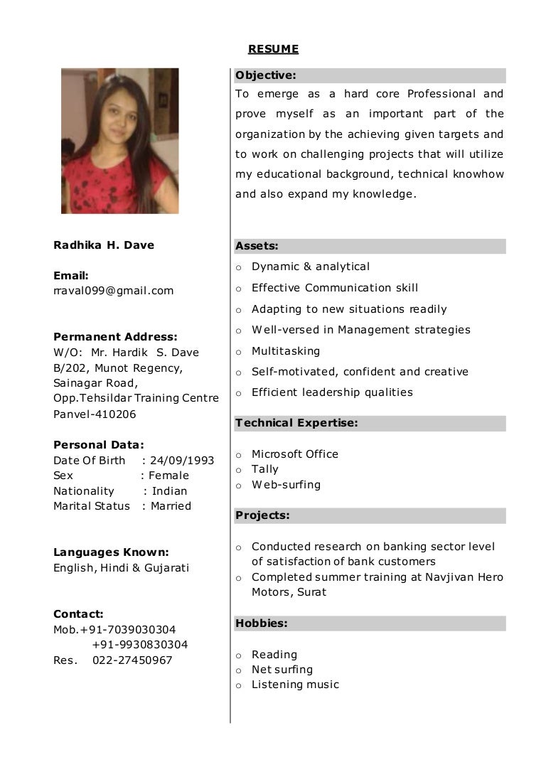 Radhika RESUME