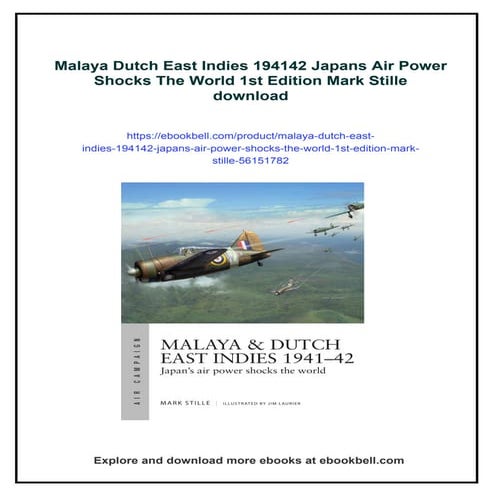 Malaya Dutch East Indies 194142 Japans Air Power Shocks The World 1st ...