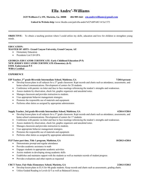 Becky Scott Resume 2015 | PDF