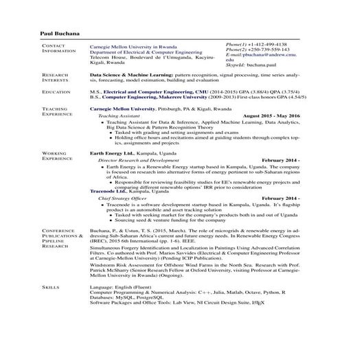 CV__short_(1) | PDF