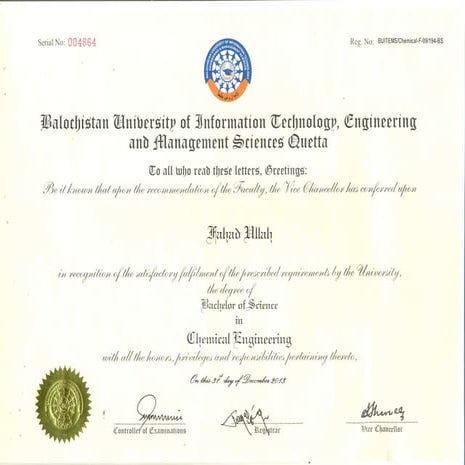 attested degree form higher education commission of pakistan | PDF ...