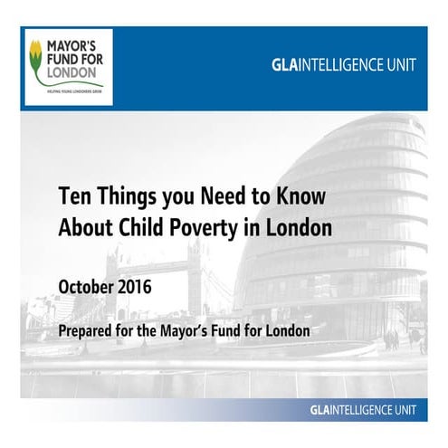 Poverty and Inequality in London | PPTX