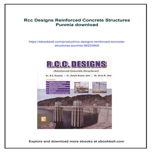Rcc Designs Reinforced Concrete Structures Punmia | PDF