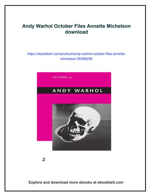 Andy Warhol Inside Out | PDF