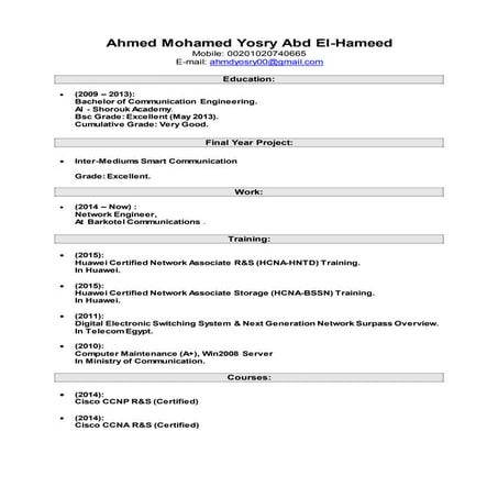 Ahmed Mohamed Yosry | DOCX