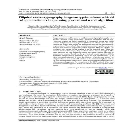 Elliptical Curve Cryptography Image Encryption Scheme With Aid Of 8850