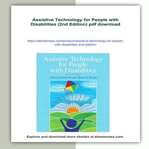 Assistive Technology for People with Disabilities (2nd Edition) | PDF