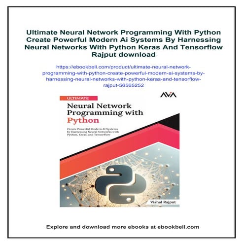 Ultimate Neural Network Programming With Python Create Powerful Modern Ai Systems By Harnessing ...