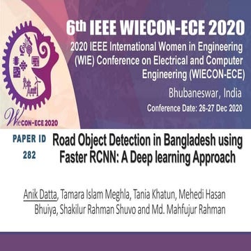Road Object Detection Ppt