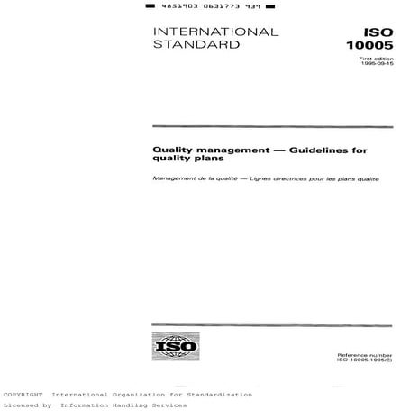 Norma Iso 10005 | PDF
