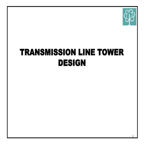 design of tower | PDF