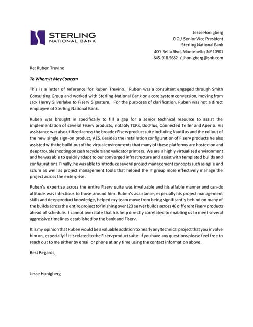 Reference letter Nike | PDF