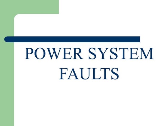 Fault level calculations | PPT