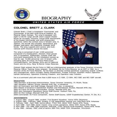 Theisen Military Bio