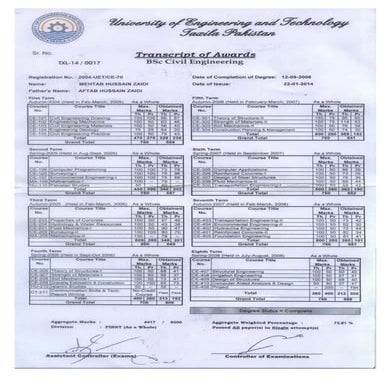 transcripts summary | DOCX