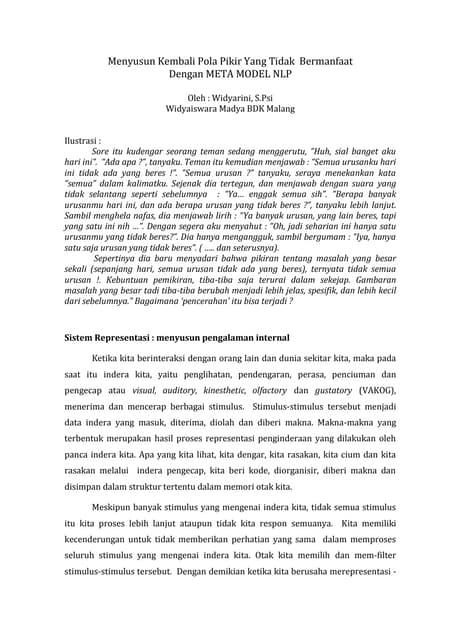 Terapi kognitif 270312 | PPT