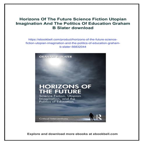 Horizons Of The Future Science Fiction Utopian Imagination And The ...