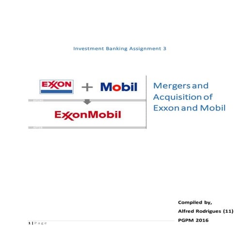 Merger of ExxonMobil Corporation v2 | DOCX