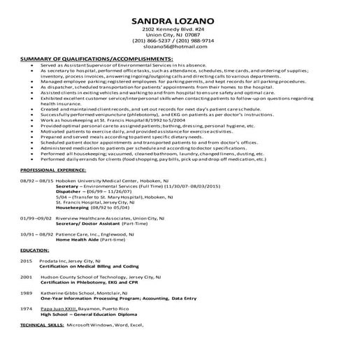 Linkedin Resume | DOCX