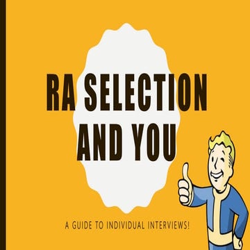 Indivdiual Interview RA Training | PPTX