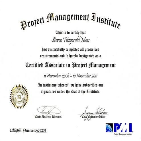 CAPM_Steven Moss | PDF