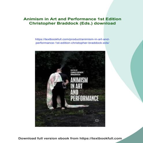 Animism in Art and Performance 1st Edition Christopher Braddock (Eds.) | PDF