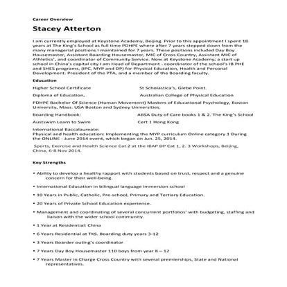 Stacey Resume | PDF