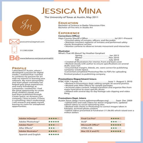 Jessica_Mina_Resume2015 | PDF