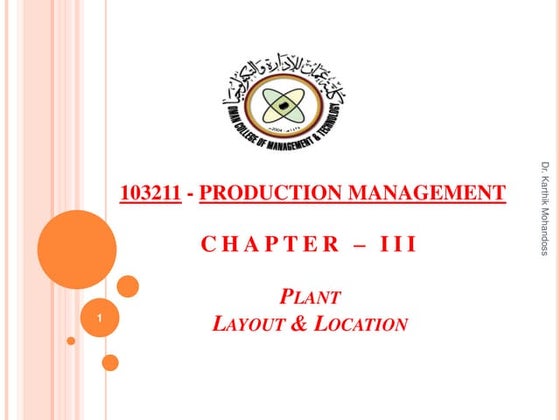 Production & operation | PPT