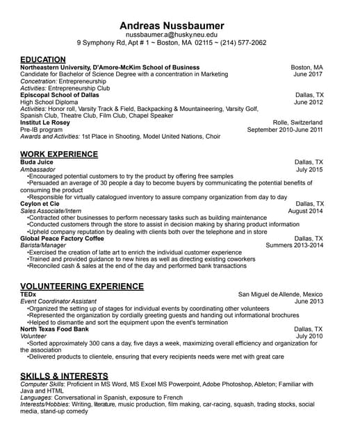 Resume SLS | DOCX