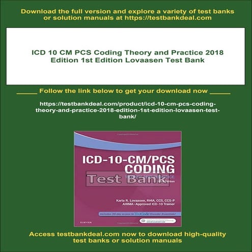 ICD 10 CM PCS Coding Theory and Practice 2018 Edition 1st Edition ...