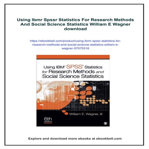Using Ibmr Spssr Statistics For Research Methods And Social Science ...