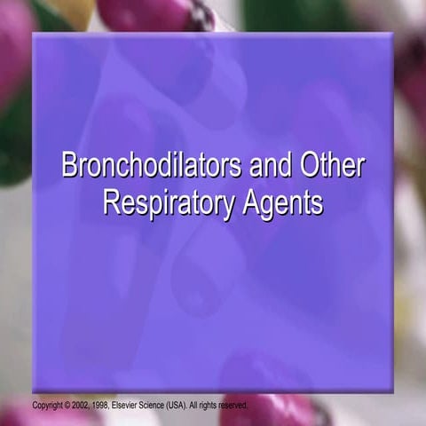 bronchodilators | PPT