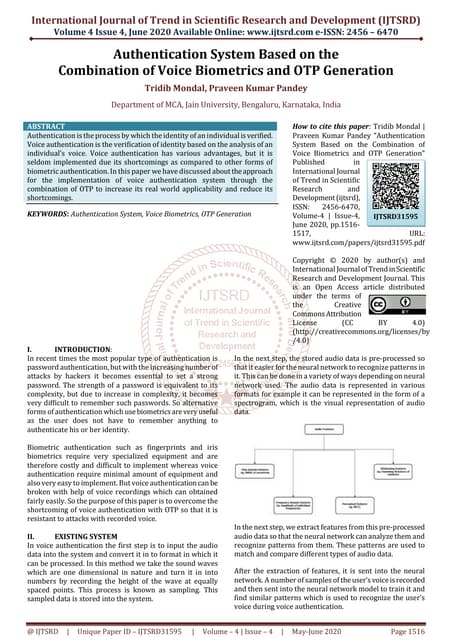Voice-based Login System | PDF | Digital Audio | Computer Software and ...