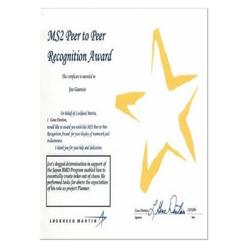 Peer 2 Peer Recognitions | PPT