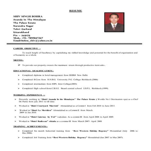 cv shiv 1 | DOCX