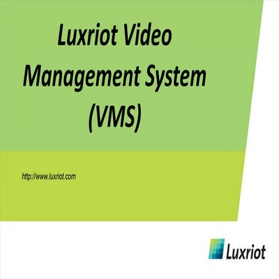 Luxriot_presentation | PDF