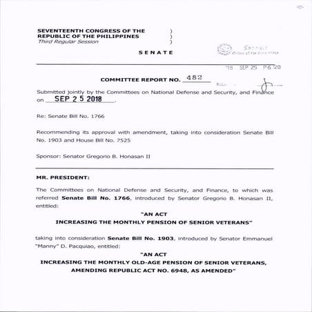 2870125144! COMMITTEE REPORT NO. 482 | PDF