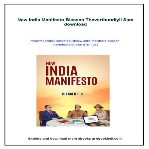 New India Manifesto Blessen Theverthundiyil Sam | PDF