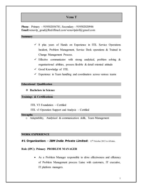 Problem Management Overview | PPTX | Technology & Computing