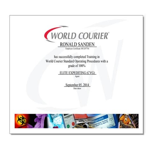 World Courier SOP | PDF