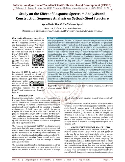 IRJET- Reliability Analysis of High Rise Building | PDF