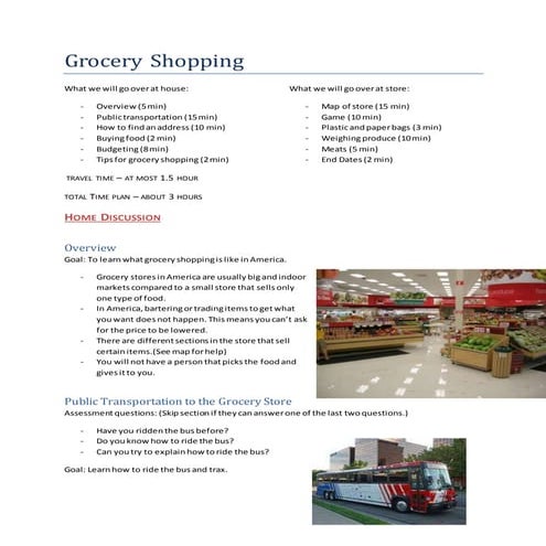 Grocery Shopping #6 | PDF
